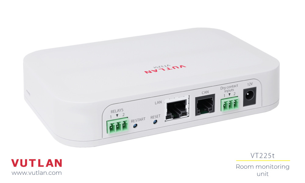 VT225t Room Monitoring system for small IT rooms and offices by Vutlan